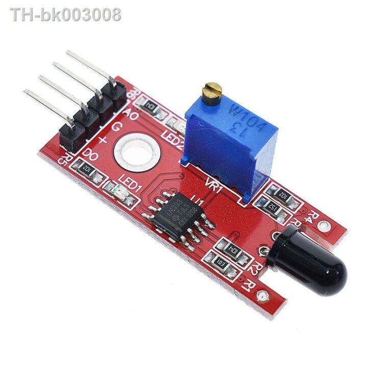 Flame Sensor Module Ky 026 Ir Sensor Detector For Temperature Detecting Suitable For Arduino