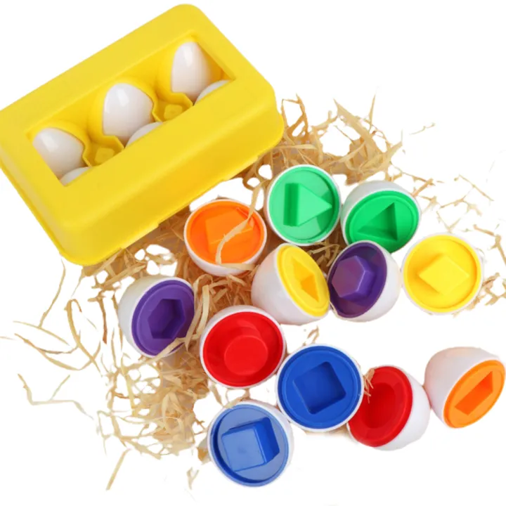 Matching Egg Set Matching Eggs Educational Toys Colour Shape Sorting ...