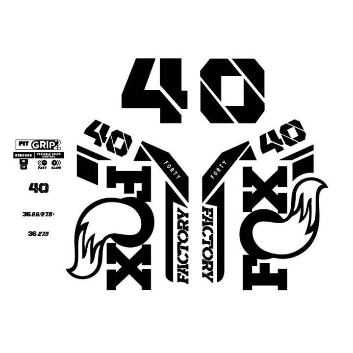 【READY STOCK】 FOX 40 FORK DECALS 2021 Edition- Transparent Background♟ ...
