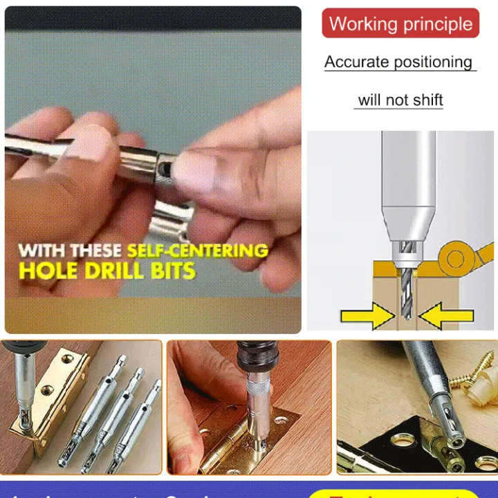 damaino1 Genuine Woodworking Hinge Drill Bits Set | Lazada PH