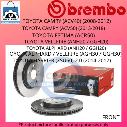 TOYOTA CAMRY ACV40-50/ESTIMA ACR50/VELLFIRE ALPHARD ANH20-AGH30/HARRIER ...