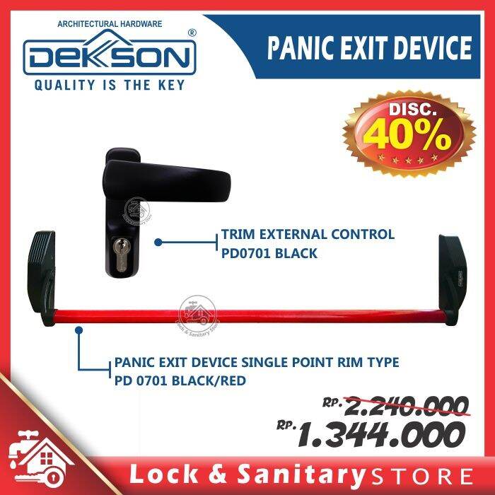 Panic Exit Device For Steel Door With Rimlock Panic Bar Exit PD 0701 ...
