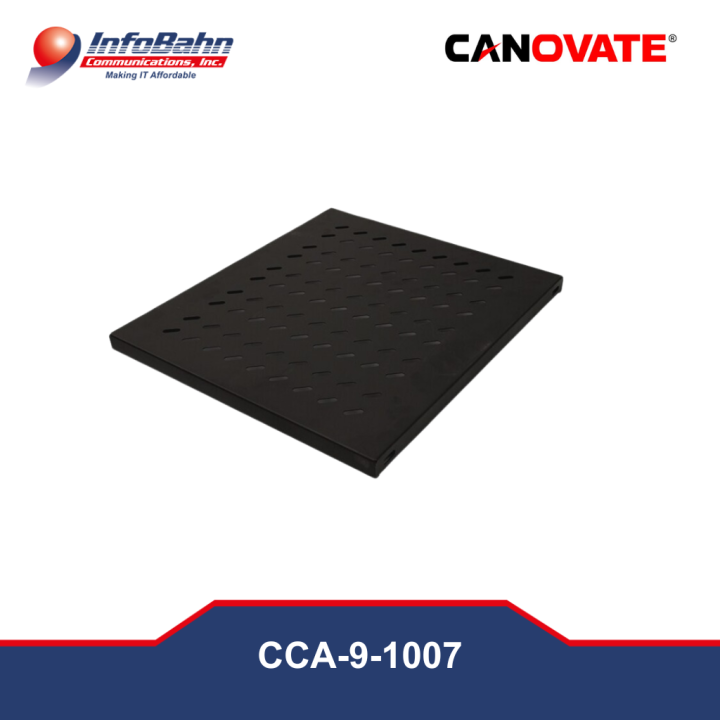 Canovate 19" 1U Fixed Shelf d=1000mm (for 1200 mm depth cabinets ...
