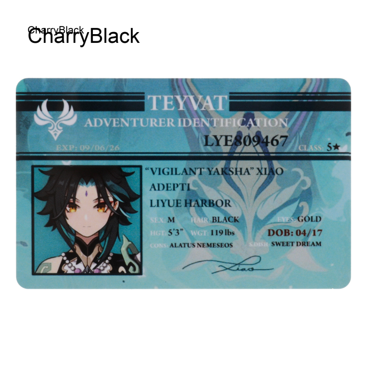 【Ready!】Genshin Impact Anime Id Pvc Cards Photocard Figure Cosplay ...
