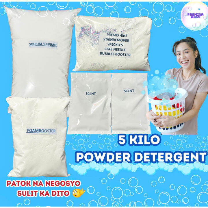 PREMIUM POWDER DETERGENT KIT 5 KILO PREMIER WASH | Lazada PH