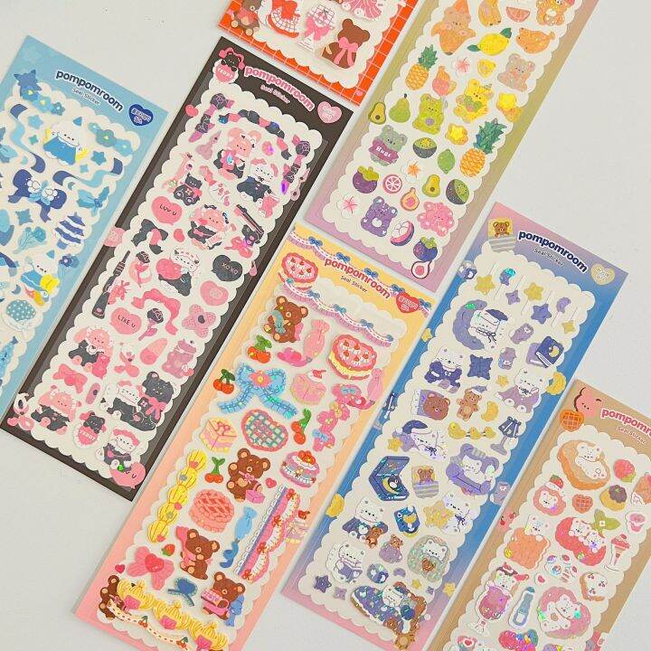 GaLiCiCi Stickers Korean cartoon stickers ins cute / decorative ...