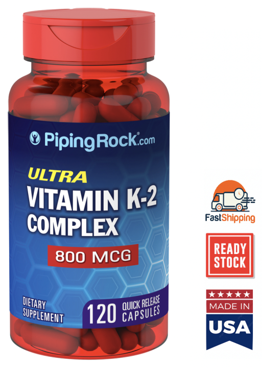 ⭐Ready Stocks ⭐ Ultra Vitamin K-2 Complex 800mcg, Healthy Heart, Bone ...