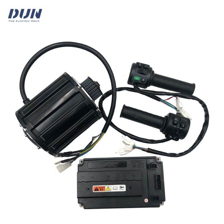 QS120 70KPH 72V 2000W BLDC Mid Drive Motor Kits With VOTOL EM100 ...
