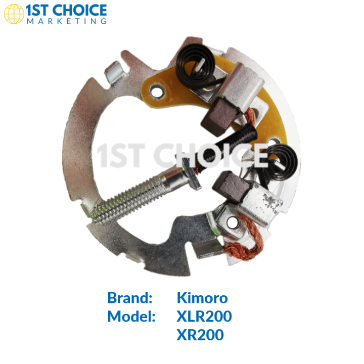 KIMORO Starter Carbon Brush Assembly or w/ Holder XLR200 XR200 | Lazada PH