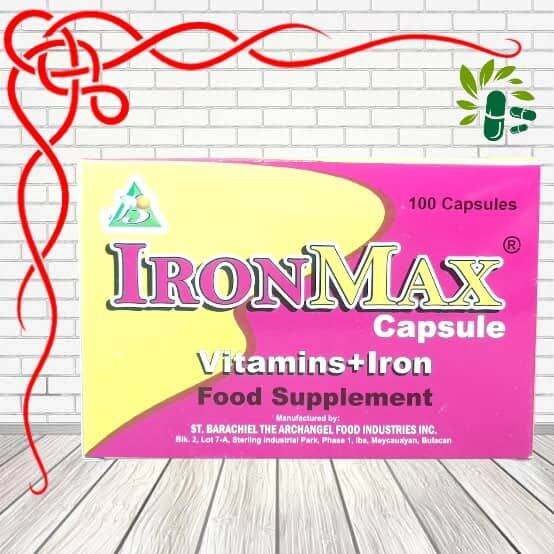 IRONMAX (Multivitamins + Iron) 100 Capsules | Lazada PH
