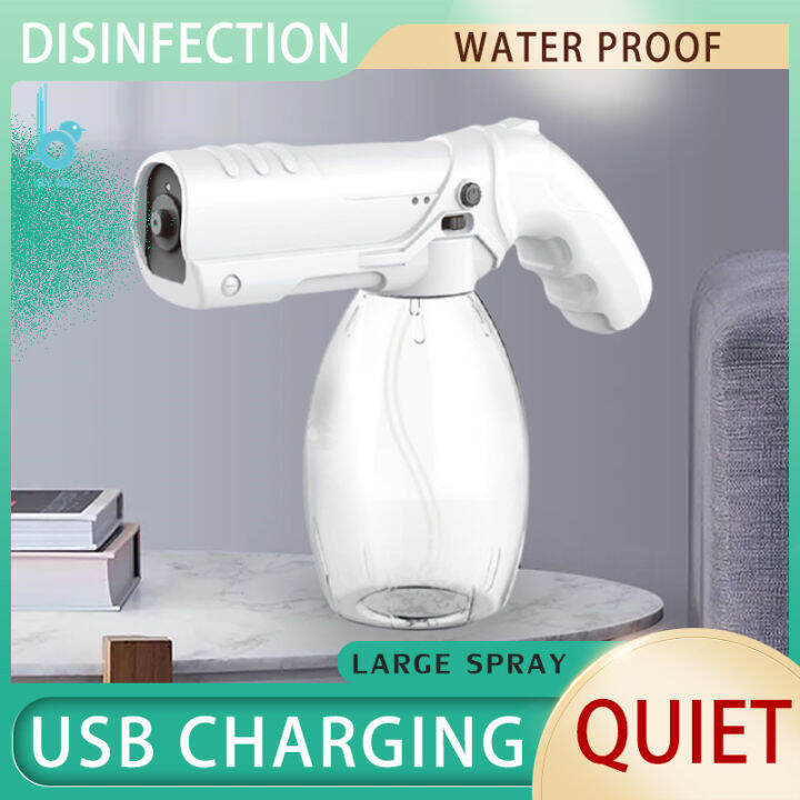 iSY Mall Handheld Portable Rechargeable Atomizing Disinfecting Spray Gun 800ml UV Lamp ...