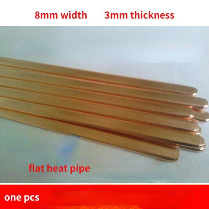 1PC Pure Copper Tube Tubing Laptop Cooling Heat Pipe Flat For Computer ...