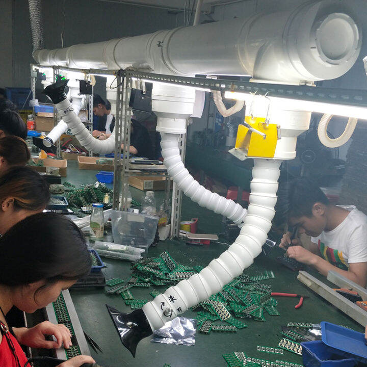 Universal positioning bamboo tube 110 suction arm solder smoke exhaust ...