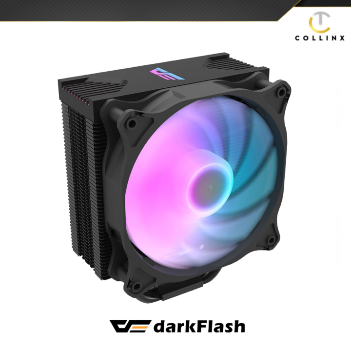 DarkFlash DarkAir ARGB CPU Cooler | White, Black, Pink |High Cooling ...