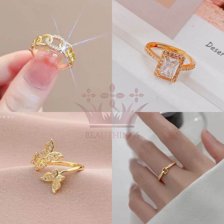 Tala by Kyla Inspired Adjustable Promise Rings with Free Box | Lazada PH