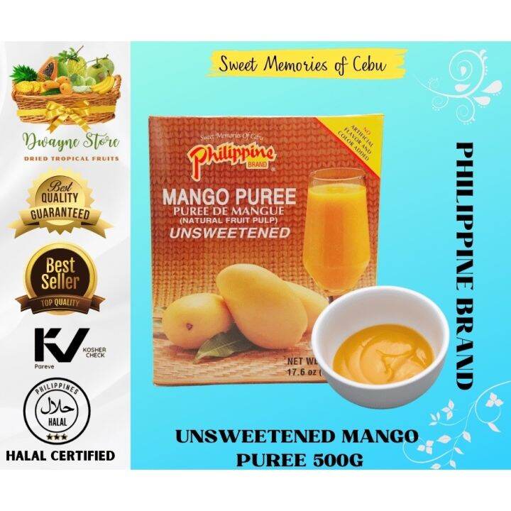 hot sell Philippine Brand Unsweetened Mango Puree 500g | Lazada PH