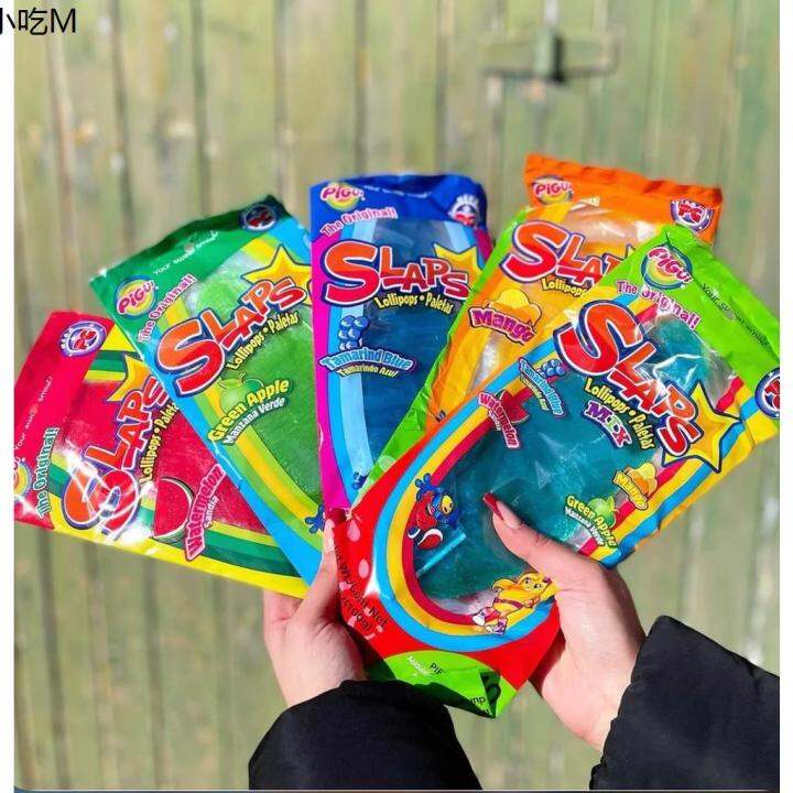 Mexican Slaps Lollipop Candy - 10 lollipops in a pack 10 อมยิ้มในแพ็ค ...