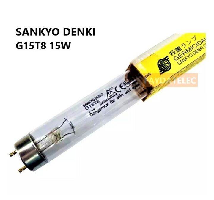 SANKYO DENKI G15T8 1.5FT 15WATT UV GERMICIDAL LAMP (1 1/2FT ...