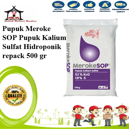 Pupuk Meroke SOP Pupuk Kalium Sulfat Hidroponik 500 gr | Lazada Indonesia