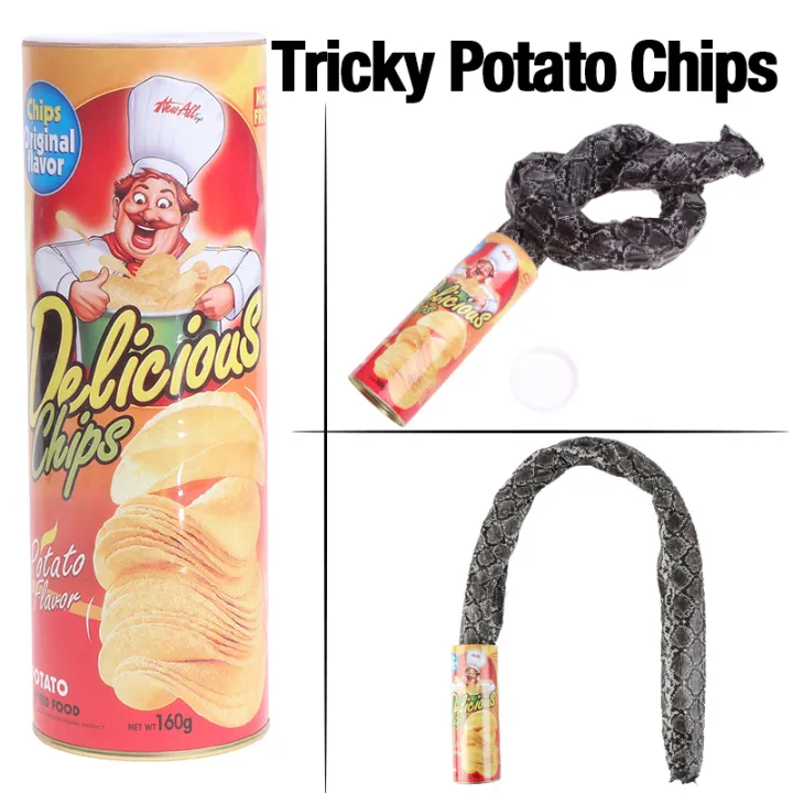 Spoof Potato Chip Snake Bouncing Snake Whole Person Startled Tricky ...