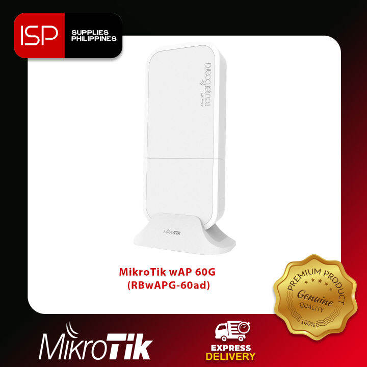MikroTik wAP 60G (RBwAPG-60ad) - 60Ghz - Wireless Access Point - Hotspot AP - PTP - PTMP - Wifi ...