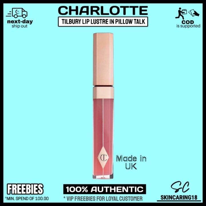 CHARLOTTE TILBURY Lip Lustre in Pillow Talk (Full Size) | Lazada PH