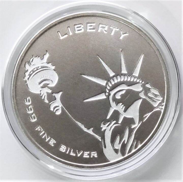 [ IRA-Eligible] 1 oz .999 Freedom Liberty Silver Round | Lazada