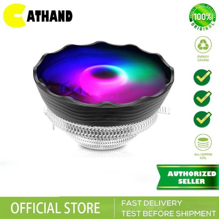 SYCAT RGB Heatsink Fan CPU Cooler AMD and INTEL motherboard Supported ...