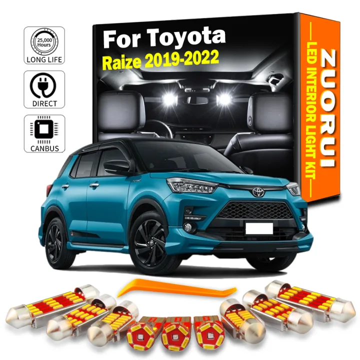 ZUORUI 10Pcs Canbus Car LED Interior Map Dome Trunk Light Kit For ...