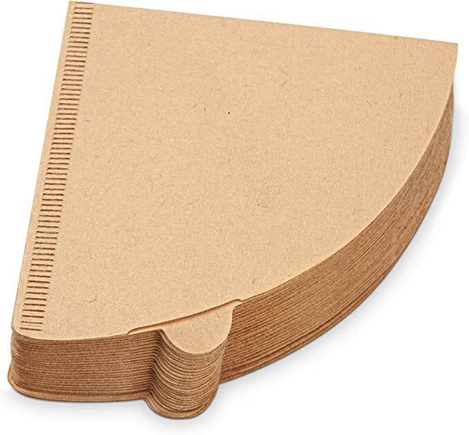 V Shape/Fan Shape Coffee Paper Filter, Wood Pulp Paper Food Grade ...