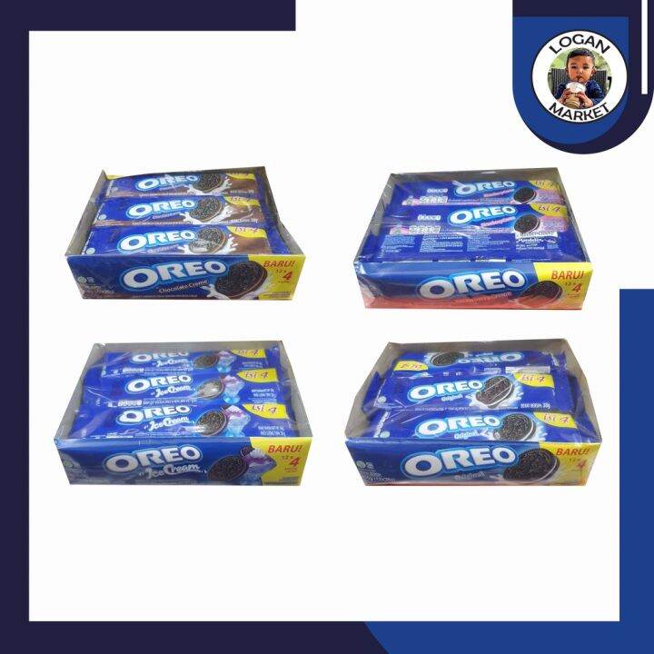 Oreo Box Vanilla Vanila Original Isi 12 Pack Pcs Sachet 12Pack 12Pcs 1 ...