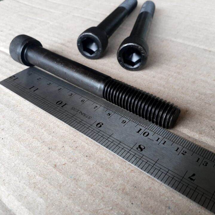 BAUT L BAJA M14 X 110 / BAUT L M14 X 110 / BAUT L M14X110 BAJA HITAM / BAUT M14 / BAUT 22 KUNCI ...