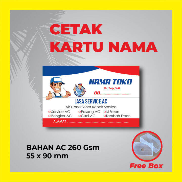 KARTU NAMA TEKNIK AC, 100 Lembar | Lazada Indonesia