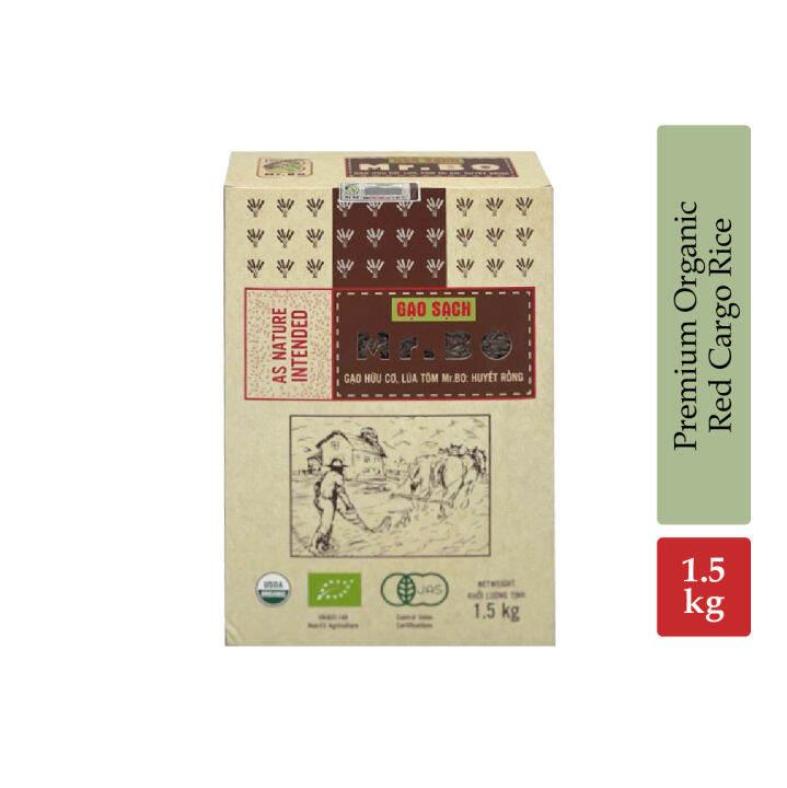 Premium Organic Red Cargo Rice - Organic Rice 1.5Kg | Lazada Singapore