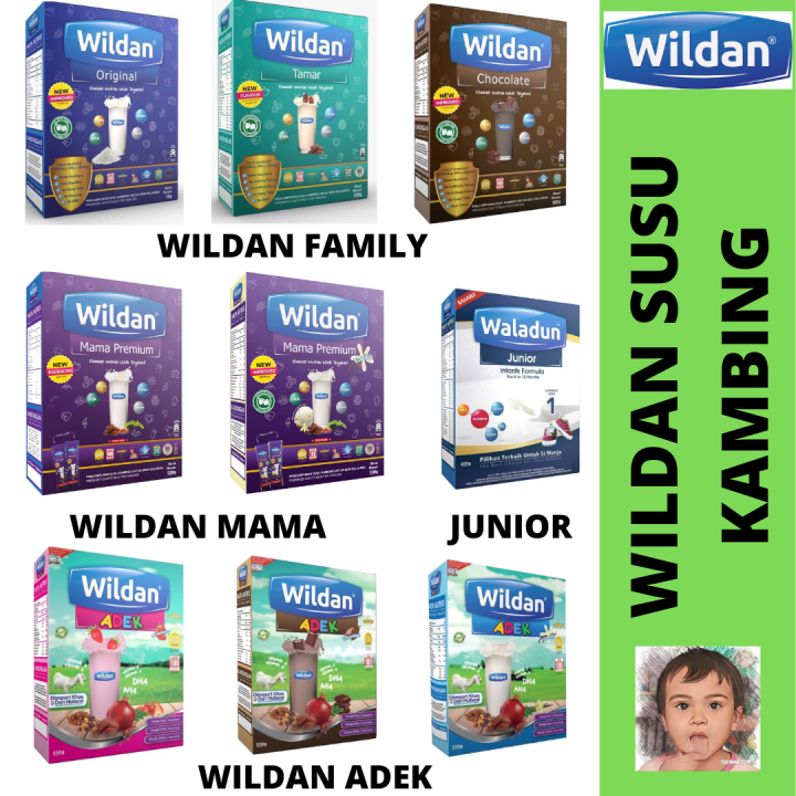 Susu Kambing Wildan Original Hq Susu Ibu Mengandung Mama Premium Wildan Adek Perisa Asli Coklat ...