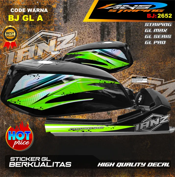STIKER STRIPING BODY GL PRO HOLOGRAM / STRIPING GL MAX VARIASI ...