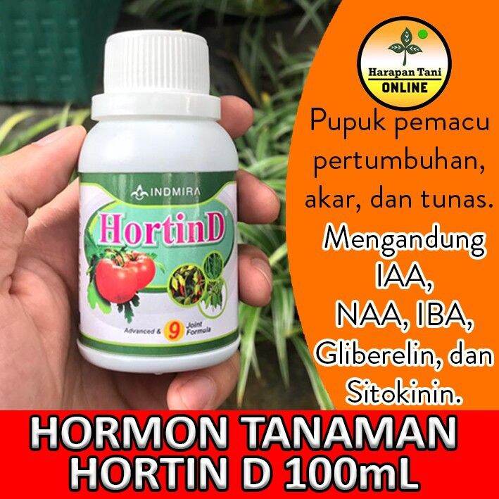 Hortin D 100mL | Pupuk Pemacu Tumbuh Tanaman | Tanaman hias | Buah Daun | Lazada Indonesia