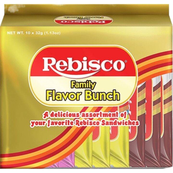 Rebisco Sandwich Flavor Bunch 32g 10 Pieces | Lazada PH