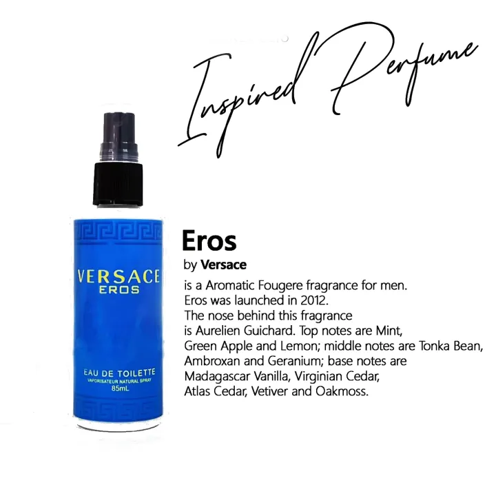 VERSACE EROS Inspired Oil Based Perfume 85ML | Lazada PH