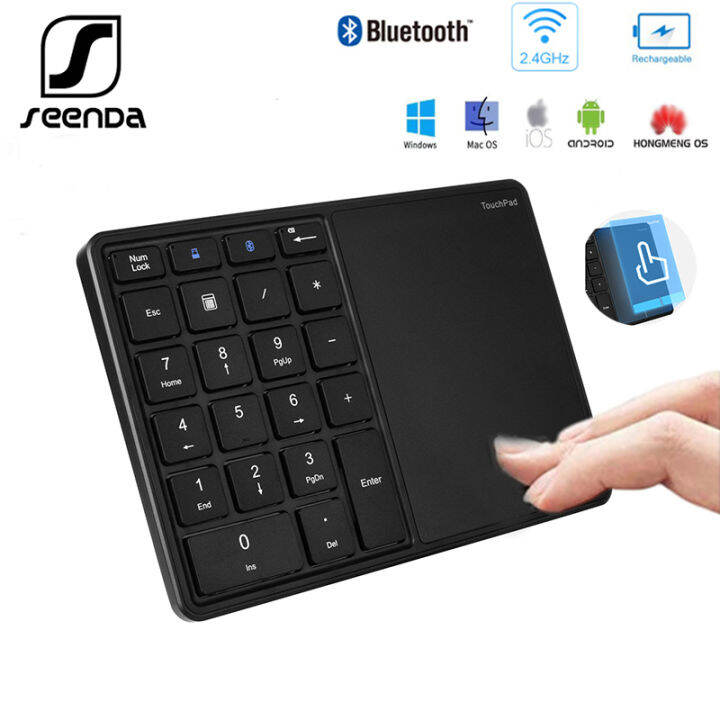 SeenDa 2.4G+Bluetooth Keyboard Numeric Keypad Rechargeable 22 Keys ... SeenDa 2.4G+Bluetooth Keyboard Numeric Keypad Rechargeable 22 Keys ...