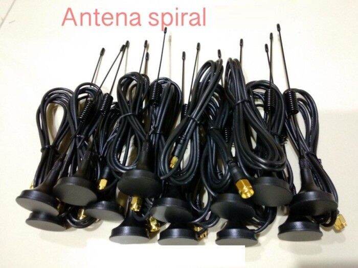 Antena Spiral 3m Modem ORBIT STAR B310 B311 B312 B315 B593 SMA MALE ...