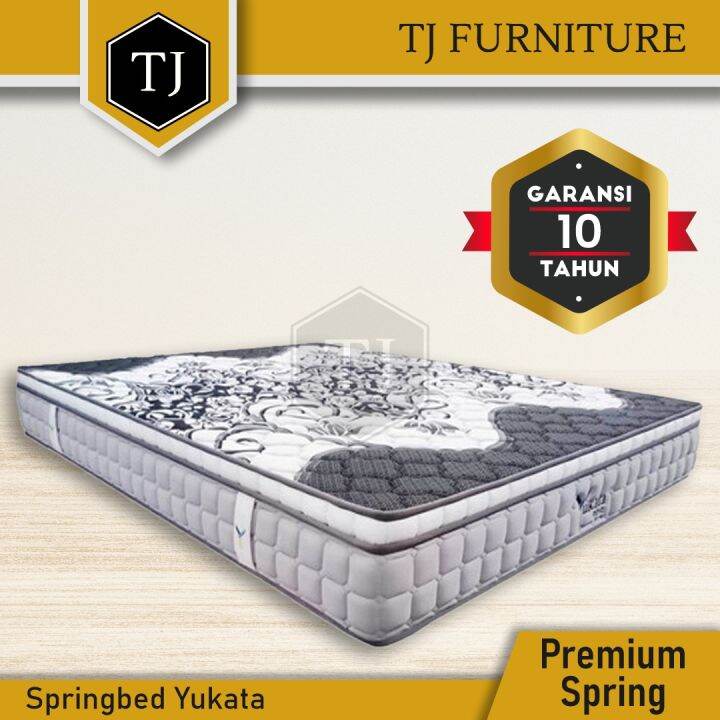 Yukata Inoac Premium Spring Plushtop / Kasur Springbed Plush Top ...