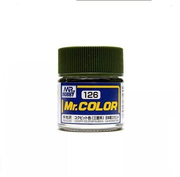 Mr.Hobby Mr.Color C126 Cockpit Color (Mitsubishi) Semi-Gloss (10ml ...