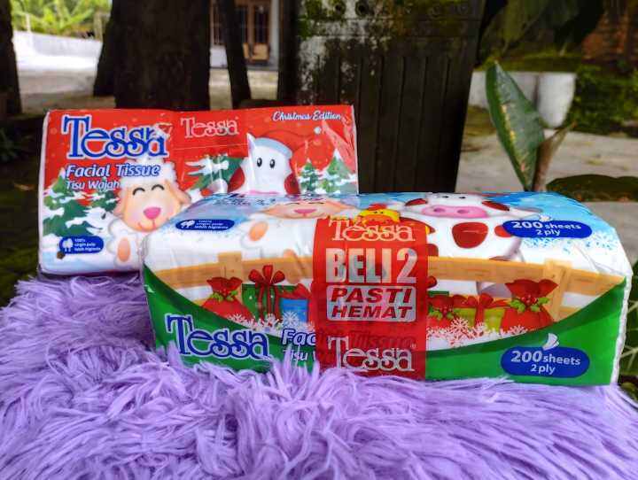 Tessa Facial Tissue 200 sheets 2 Ply/ joyoshop | Lazada Indonesia