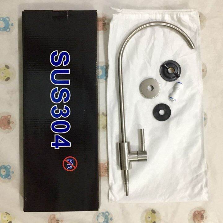Kran Angsa Faucet RO Stainless Steel SUS 304 Anti Karat Tahan Korosi ...