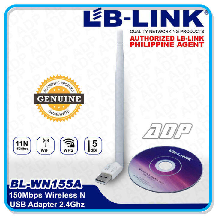 LBLINK BL-WN155A 150Mbps Wireless N USB Adapter 2.4Ghz [ lb-link ...