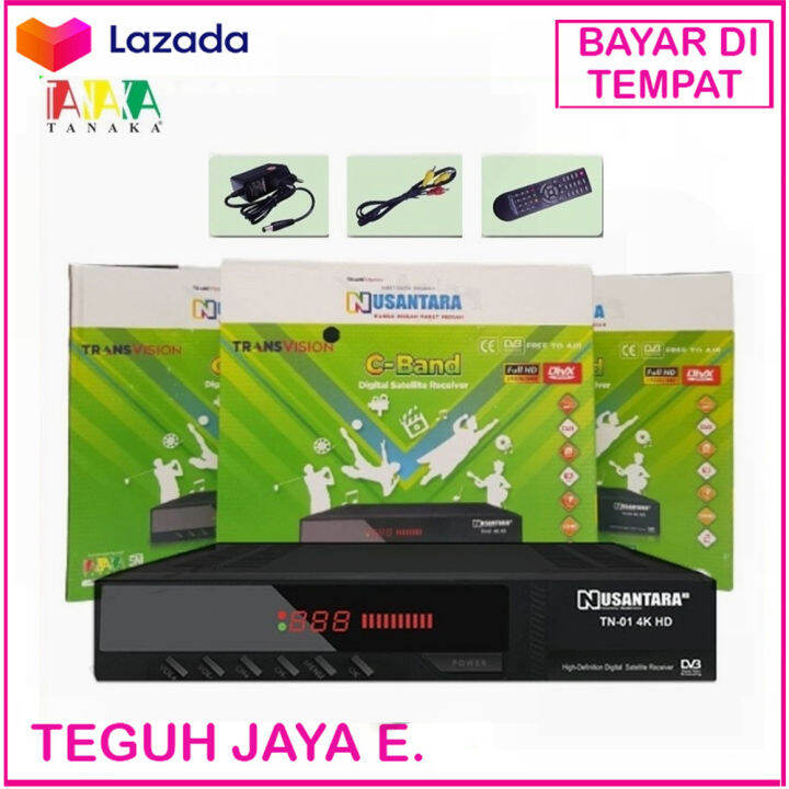 TANAKA RECEIVER PAKET DIGITAL PARABOLA NUSANTARA C BAND+ KU BAND ...