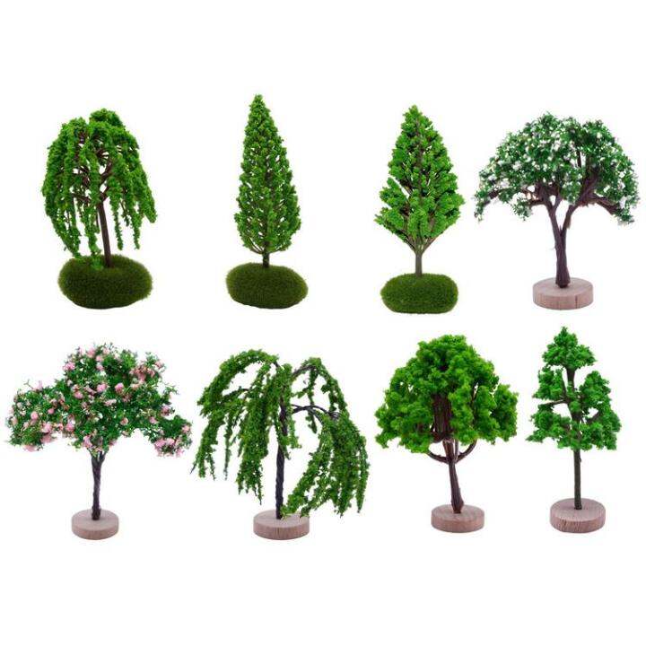 Model Train Scenery Trees Train Scenery Artificial Tree Diorama Model ...
