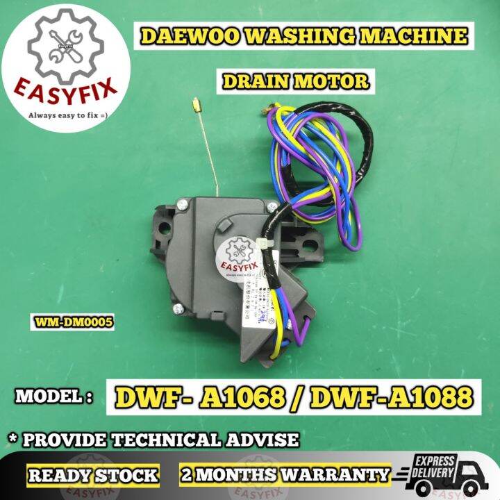 DWF-A1068 / DWF-A1088 DAEWOO WASHING MACHINE DRAIN MOTOR (MOTOR BUANG ...