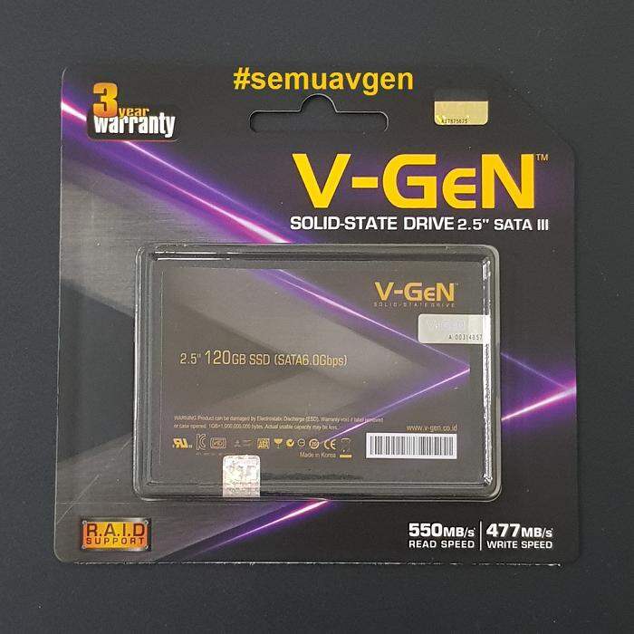 SSD V-GEN 120GB 2.5 / VGEN | Lazada Indonesia